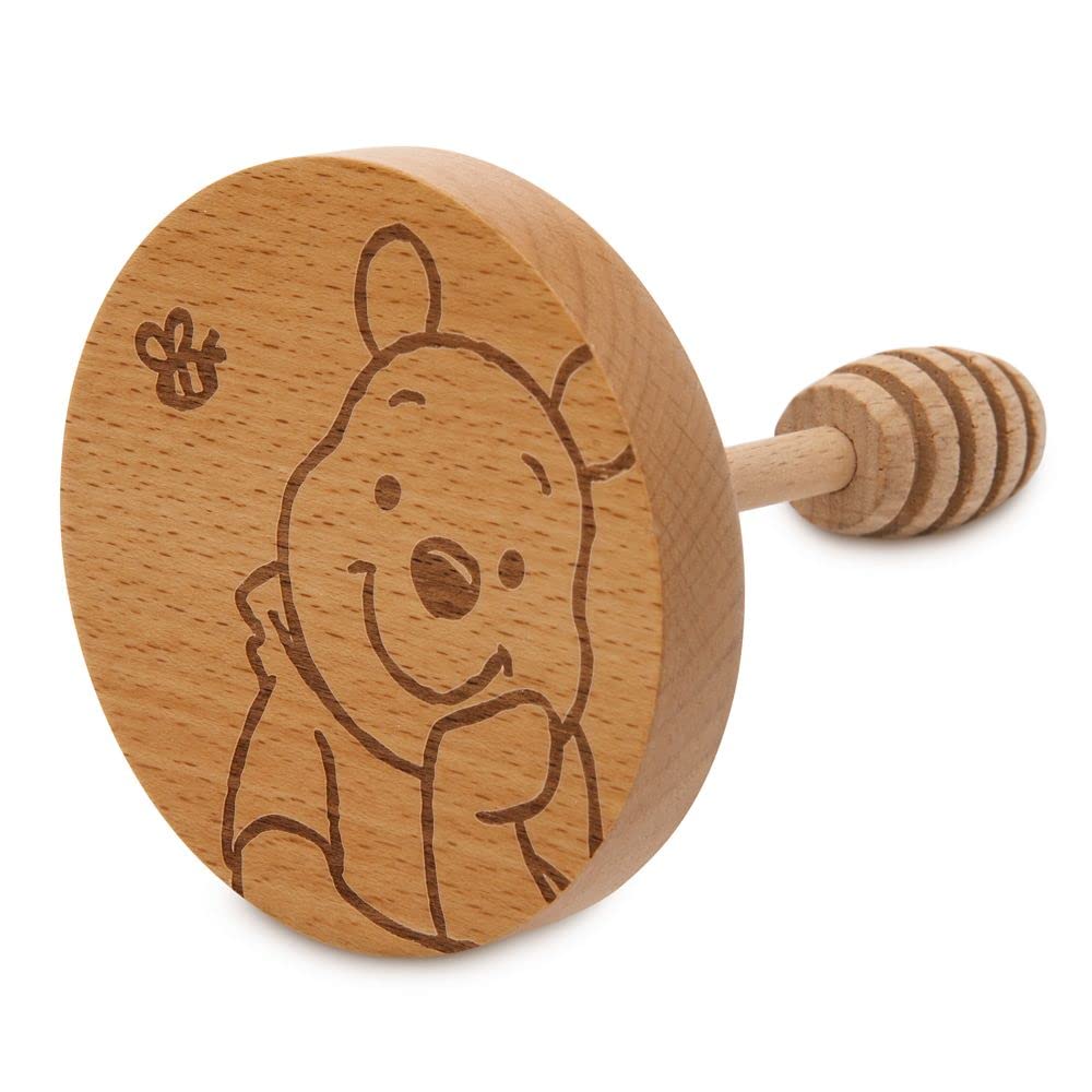 Disney Winnie the Pooh Glass Honey Jar