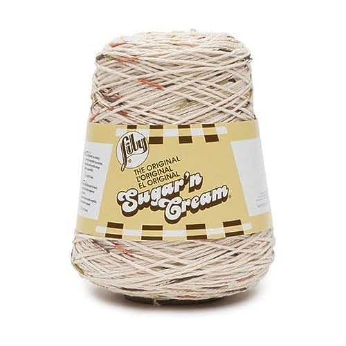 Lily Sugar'N Cream Cones Sonoma Yarn - 1 Pack of 400g/14oz - Cotton - 4 Medium - Knitting, Crocheting & Crafts