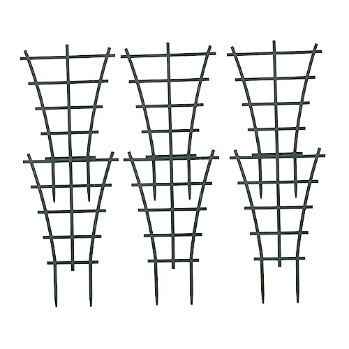 FUNOMOCYA 12pcs Garden Climbing Frame Plant Pots Outdoor Plastic Display Stands Plastic Flower Pots Green Plants Greenery Stems Rose Trellis Plant Climbing Rack Plant Stake Support Indoor