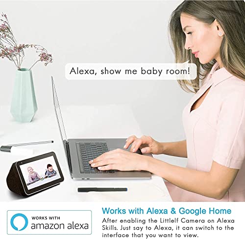 Indoor Camera, Cameras for Home Security with Night Vision, Pet Camera with Phone App, 1080P Indoor Security Camera, Motion Detection, 2-Way Audio, WiFi Camera Home Camera Compatible with Alexa