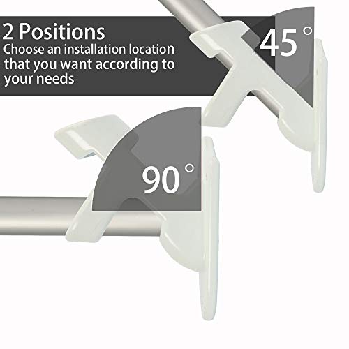 Flag Pole Holder for Outside House, Flag Holder, Flag Holders for Outside, Heavy Duty Flag Pole Mounting Bracket, Flag Bracket, Aluminum Rust Free Coated, Stainless Hardware 1" Diameter
