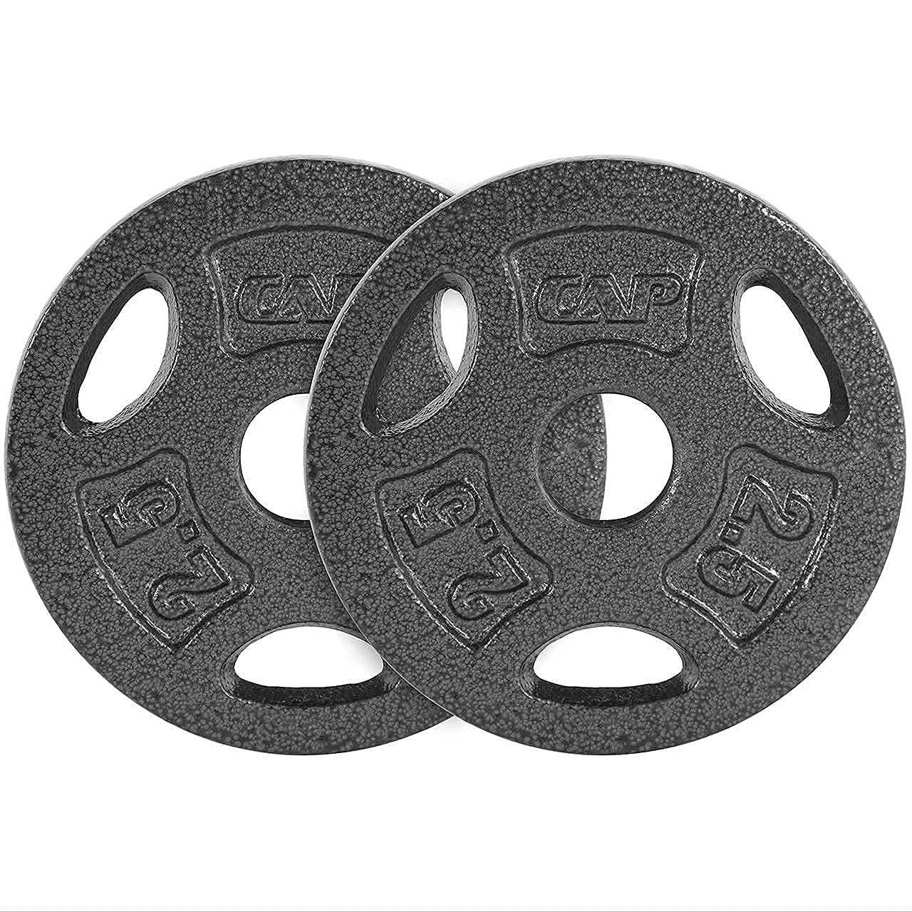 WF Athletic Supply Cast Iron 1-Inch Standard Grip Plate for Strength Training, Muscle Toning, Weight Loss & Crossfit - Multiple Choices Available