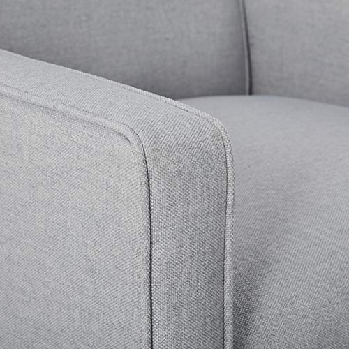 Christopher Knight Home Darvis Fabric Recliner, Light Grey