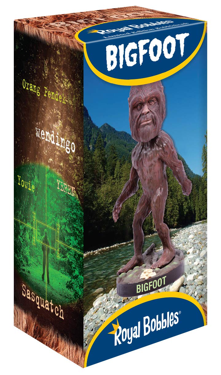 Royal Bobbles Bigfoot Bobblehead, Premium Polyresin Lifelike Figure, Unique Serial Number, Exquisite Detail