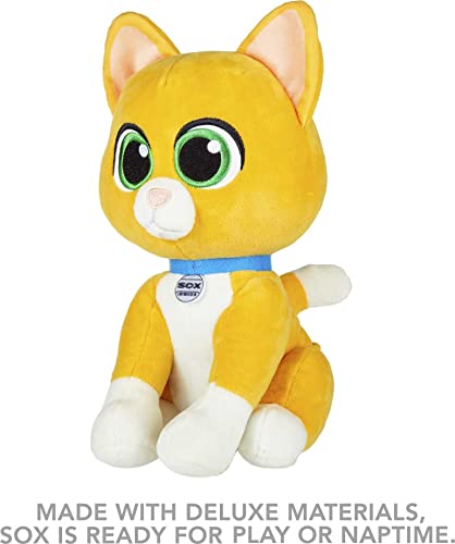 Mattel Lightyear Toys Sox Plush Cat Toy with Sound, 9-Inch Mission Pal Robot Soft Doll Inspired by Character (Amazon Exclusive)