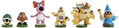 USAOPOLY Super Mario Chess Set | 32 Custom Scuplt Chesspiece for 2 players Including Iconic Characters Like Mario, Luigi, Peach, Toad, Bowser | Themed Chess Game from Nintendo Video Games