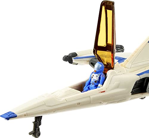 Mattel Lightyear Toys Hyperspeed Series, Buzz Lightyear Mini Action Figure & Xl-03 Spaceship, 6.3-in Vehicle