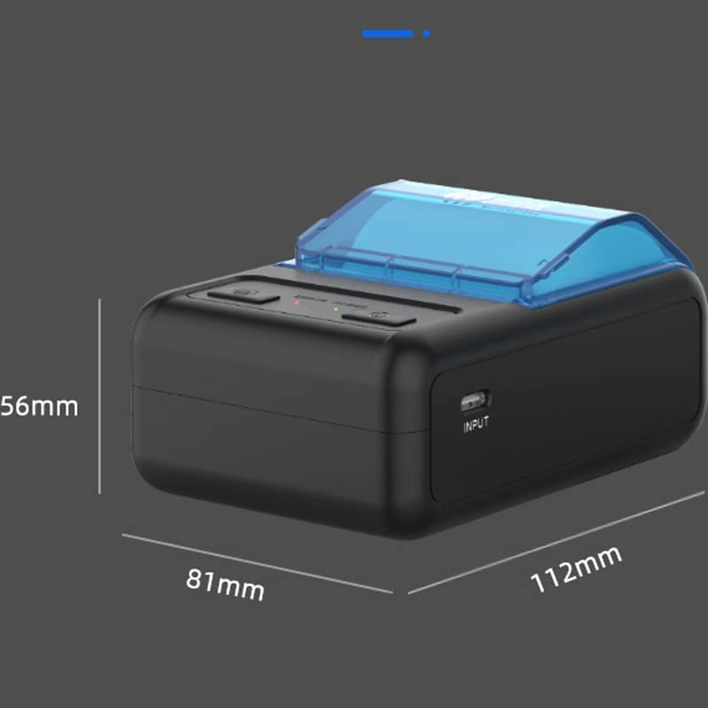 GAELOP DFHBFG Mini Thermal Printing Receipt Ticket Printer Compatible with Paper Android Label Printing.
