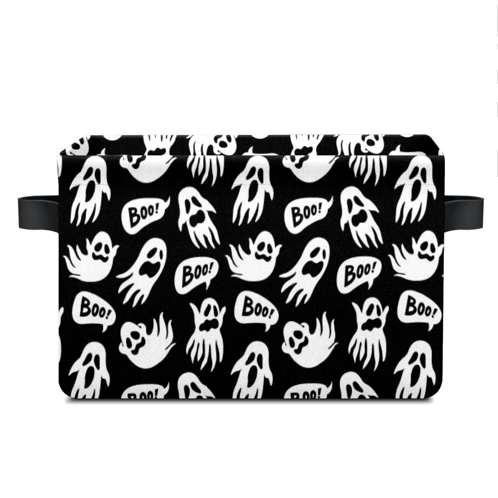 Halloween Pumpkin With Candies Storage Basket Large Foldable Storage Bin Cube Collapsible Organizer for Pantry Bedroom Decor