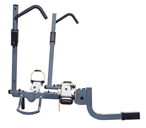 Capstone Car Racks and Bicycle Accessories Elite 2.0 Hitch Rack for 2 Bikes, Gray