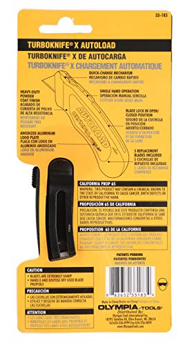 Olympia Tools 33-183 Turboknife by Autoload (Pack of 2)