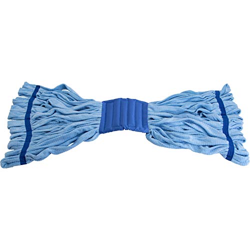 Genuine Joe - GJO47538 Microfiber Wet Mophead Refill Blue Small