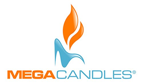 Mega Candles 12 pcs Unscented White Floating Rose Petals Flower Candle, Hand Poured Paraffin Wax Candles 2 Inch Diameter, Home Décor, Wedding Receptions, Baby Showers, Birthdays, Parties & More