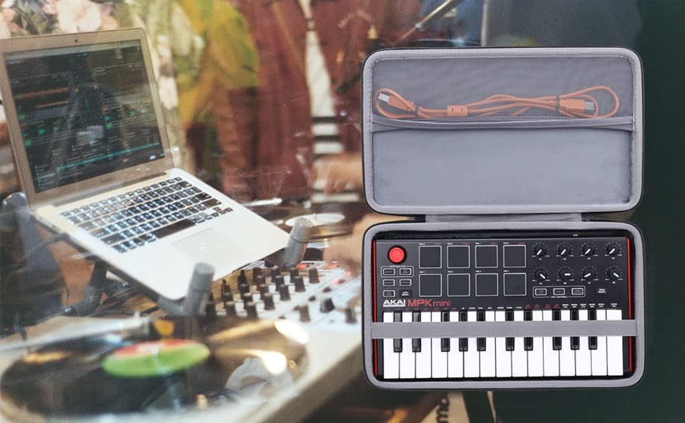 co2CREA Hard Case Replacement for Akai Professional MPK Mini MKII/MPK Mini Play 25 Key USB MIDI Keyboard Controller