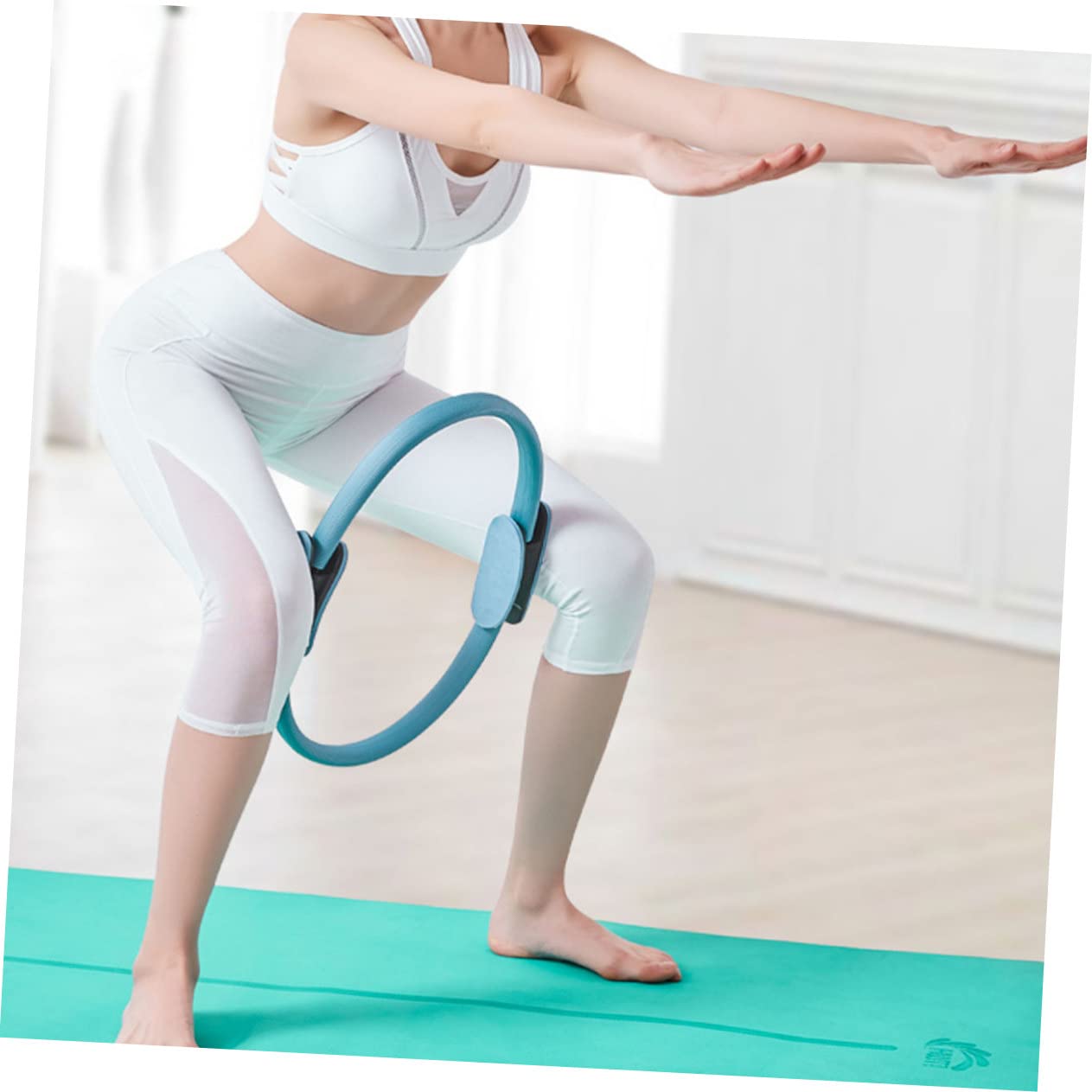 CLISPEED 1pc Pilates Toning Ring Fitness Circle Toning Ring Exercise Accessories Toning Thigh Circle Pilates Yoga Ring Pilates Ring Workout Resistance Training Exercise Circle Sports