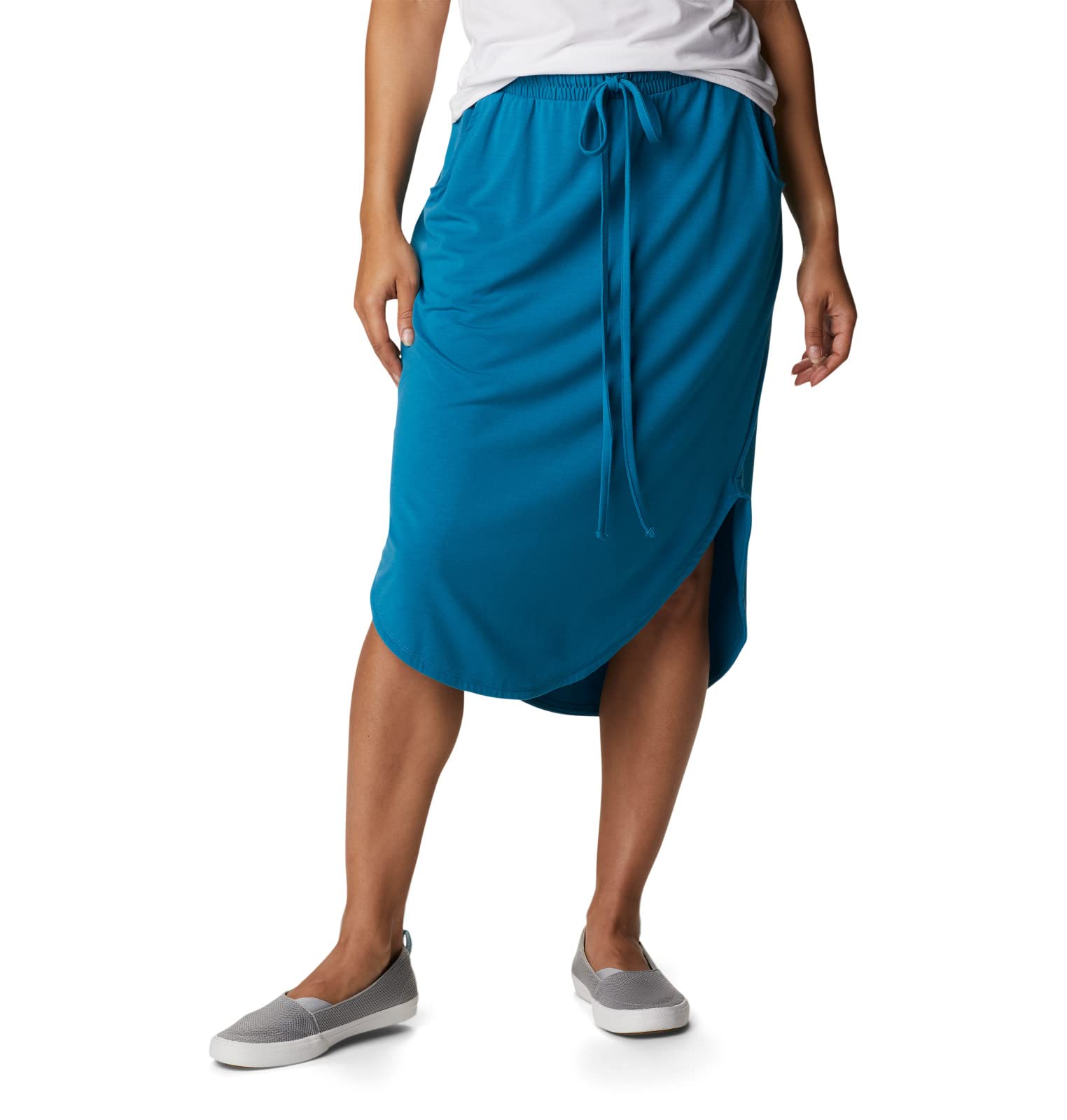 Columbia Women's Slack Water Knit Skirt, Deep Marine, X-Small