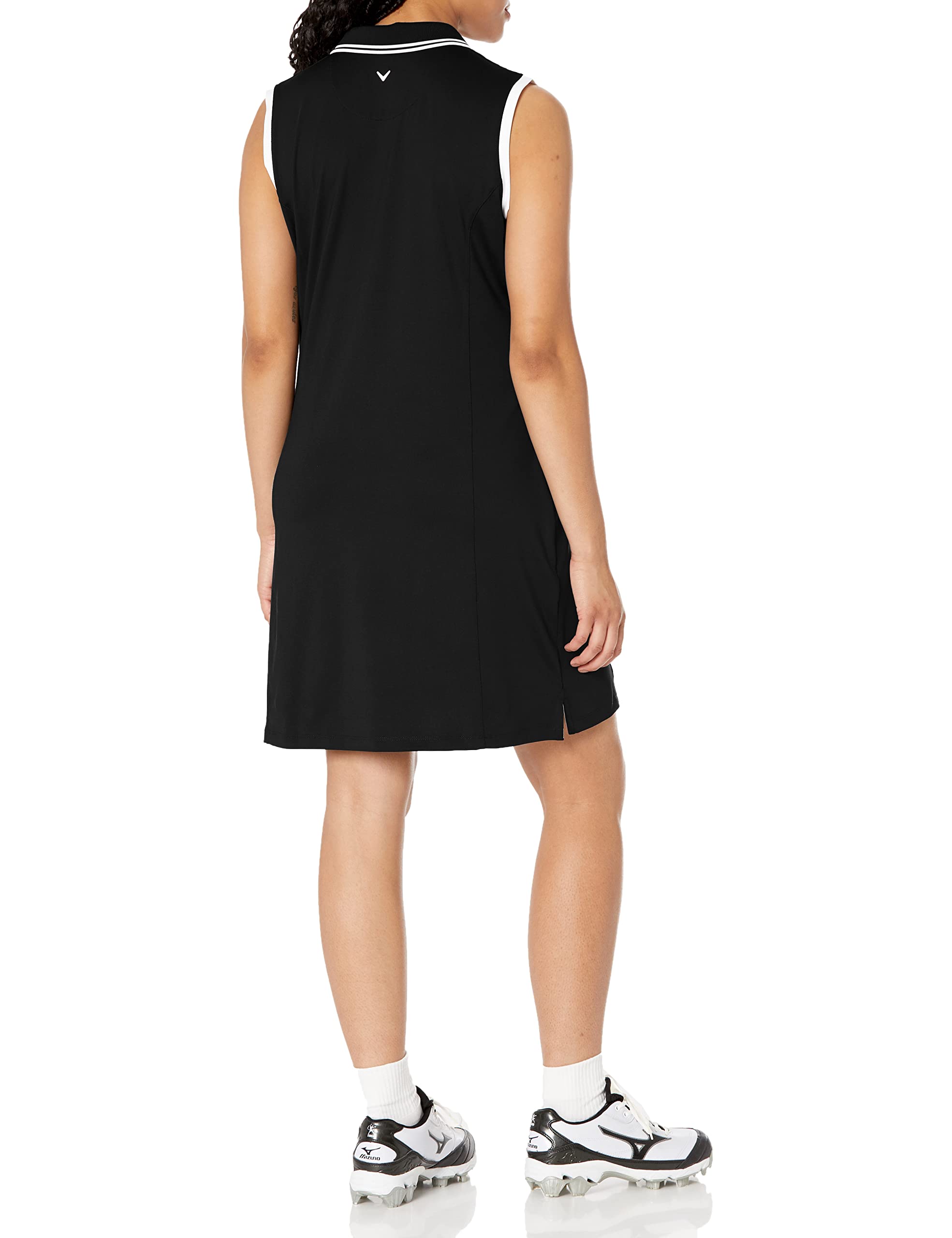 Callaway Women's Sleeveless Polo Golf Dress, Caviar, Large
