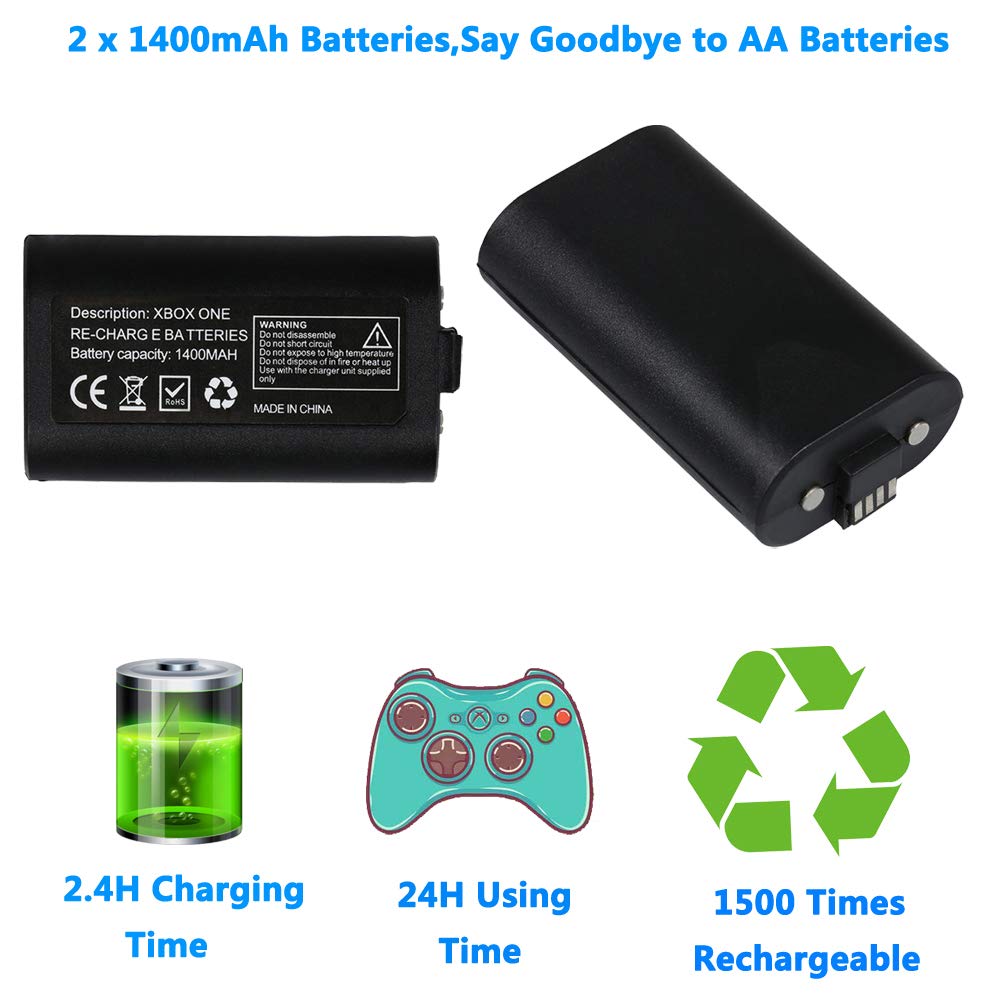 Cooling Vertical Stand for Xbox Series S Console with 2 Fans, 2 Charging Station with 3 USB Ports, 2 Pack Rechargeable Batteries for Microsoft Xbox Series S and Controller (Black Black)