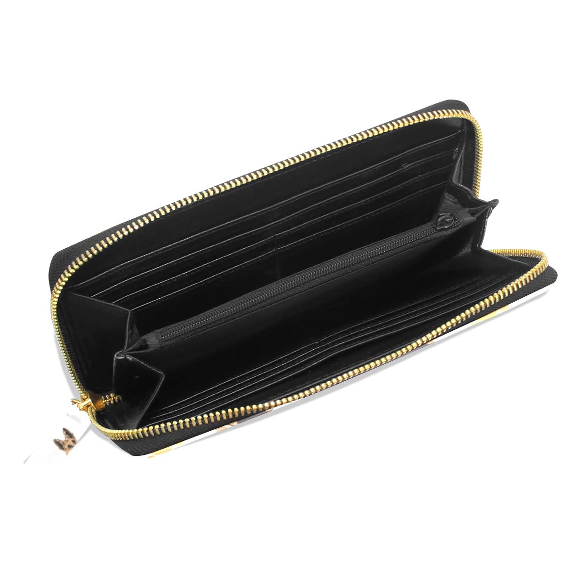 Wallet Long Clutch German Shepherd Dog Zipper Purse PU Leather Card Holder Organizer