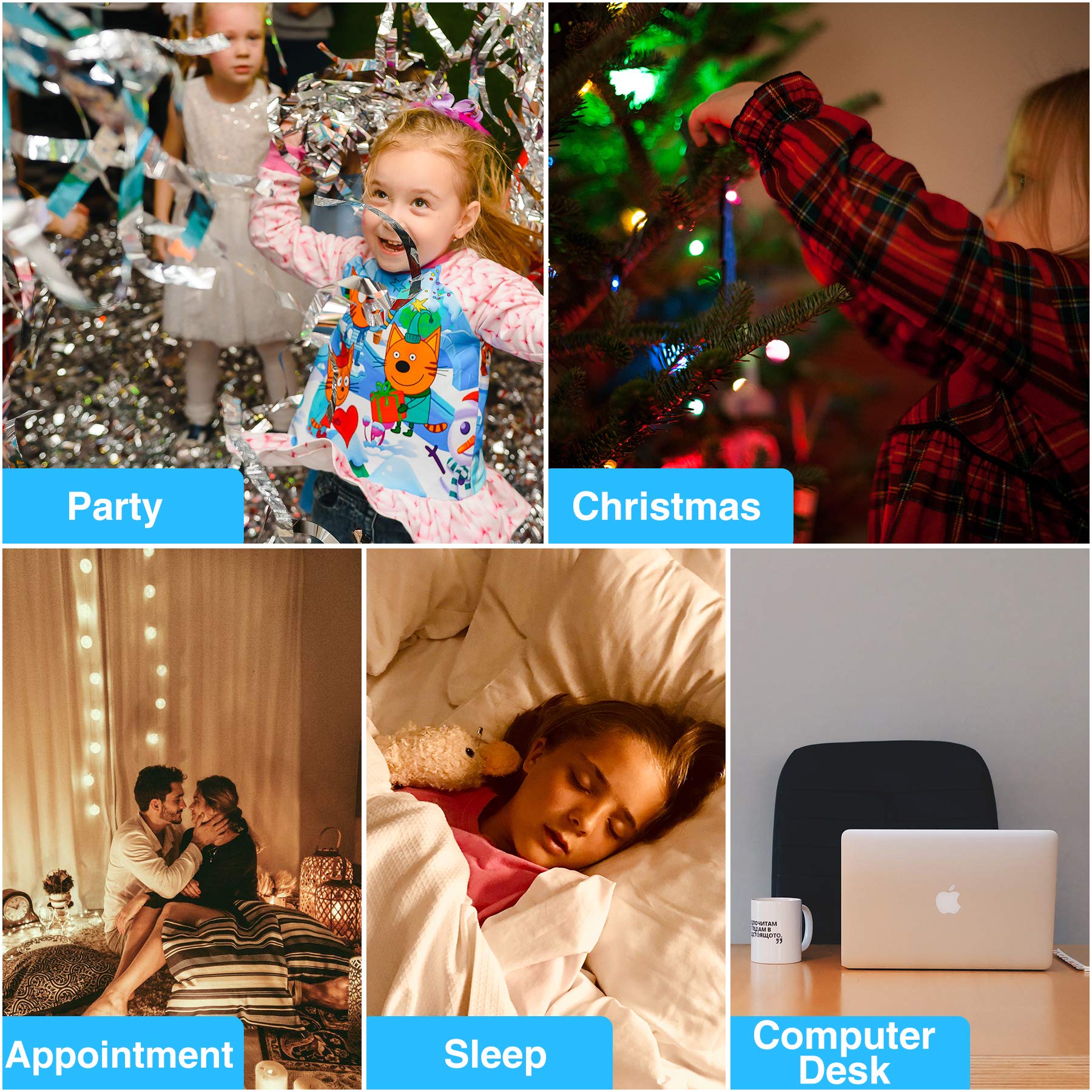 Cool Mist Humidifier With Star Night Light Projector for Kids Room, Ultrasonic Humidifiers for Bedroom, 1L Mini Humidifier with Dual Mists for Kids, Babies, Home, Office, Automatic Shut-Off