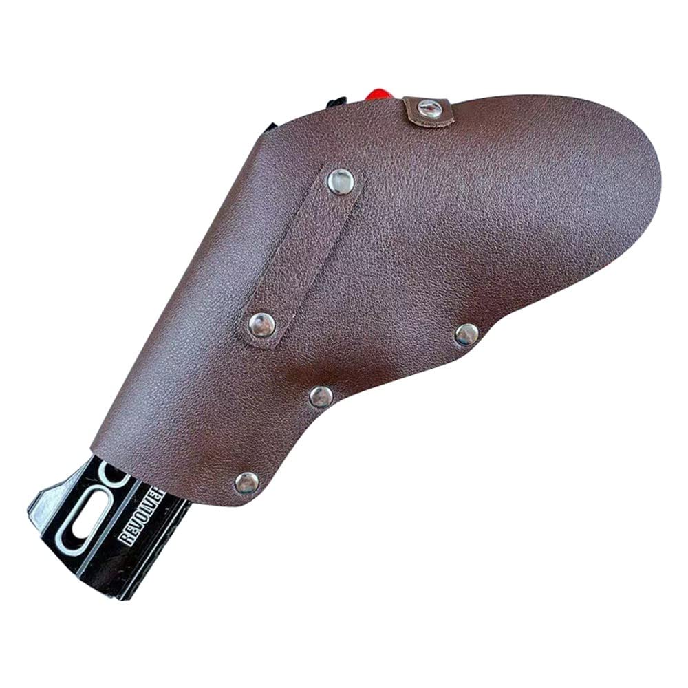 Children Toy Gun Holster, PU Leather Revolver Holster Handgun Waist Carry for Full Sized, Compact, Revolver Gun