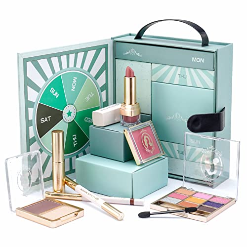 Makeup Kit for Teen Girls 7 Days Advent Calendar Week Makeup Countdown Set Perfect Makeup Advent Calendar of Makeup Gift Set Cruelty Free with 7 Individually Boxed Makeup Kits Surprises