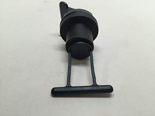 Canoe Kayak Plugs Hull Drain Plug Marine Boat Kayak Black Nylon 3/4" Diameter 3"(l) x 1"(w)