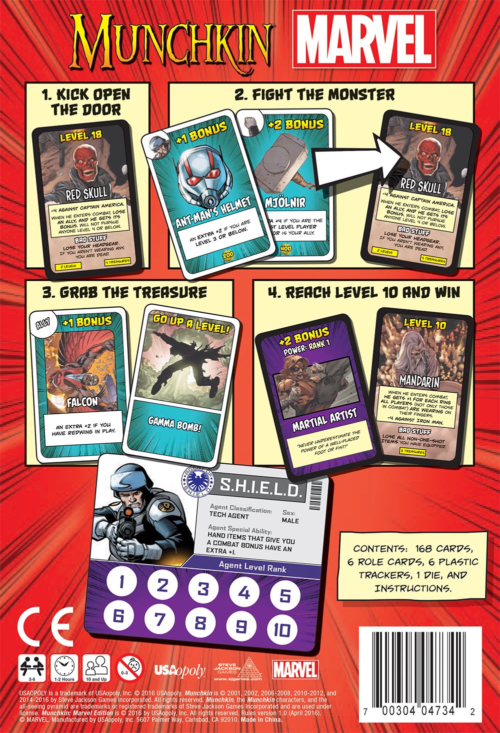 Munchkin Marvel Edition, 120 months to 1188 months