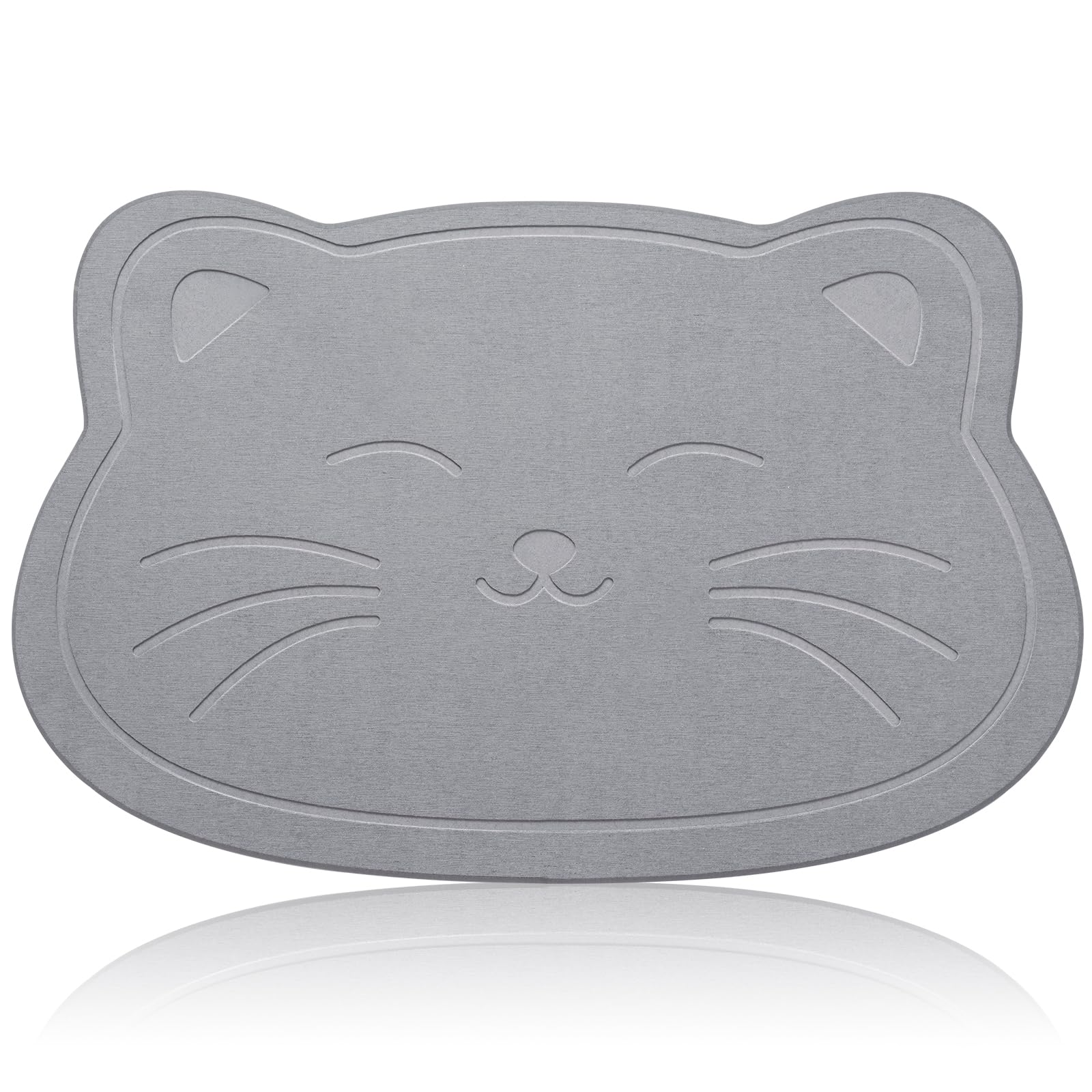 ChieFinch Diatomite Stone Bath Mat for Bathroom, Non-Slip Quick Dry Stone Shower Mats, Super Absorbent Diatomaceous Earth Bath Mat Stone, Suitable for Bathroom, Kitchen, Counter, 23.6" X 15.4"
