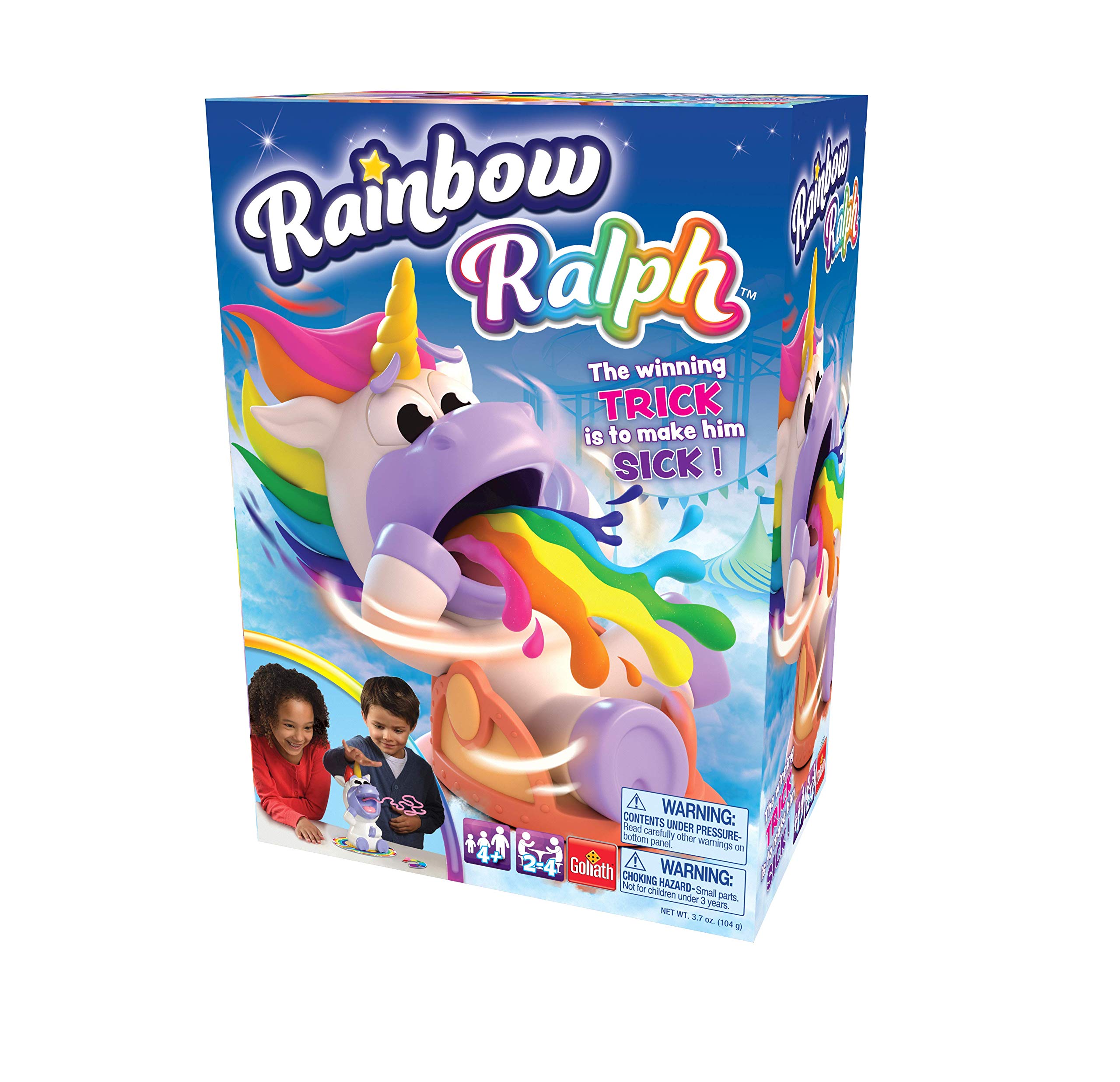 Rainbow Ralph - The Spin Him Around Until he Gets Dizzy and Ralphs Game! by Goliath, Multi Color