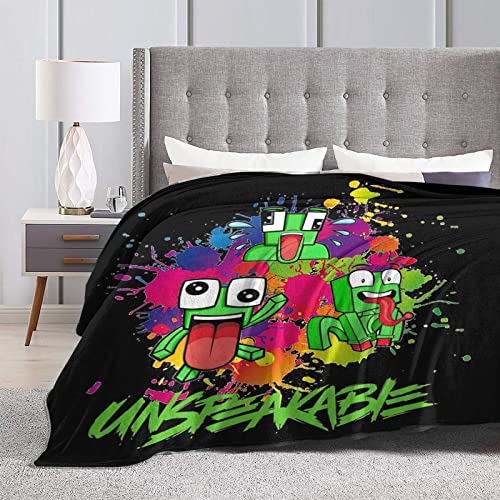 Game Cartoon Anime Ultra-Soft Micro Fleece Blanket Lightweight Throw Blankets for Couch Sofa Bed Bedroom (50"X40")