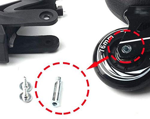 LOGANUSJ Roller Skates Brakes Pads Adult Inline Roller Skate Shoes Replacement Accessories for Adult Skates with Wheels Less Than 80mm (2PCS)