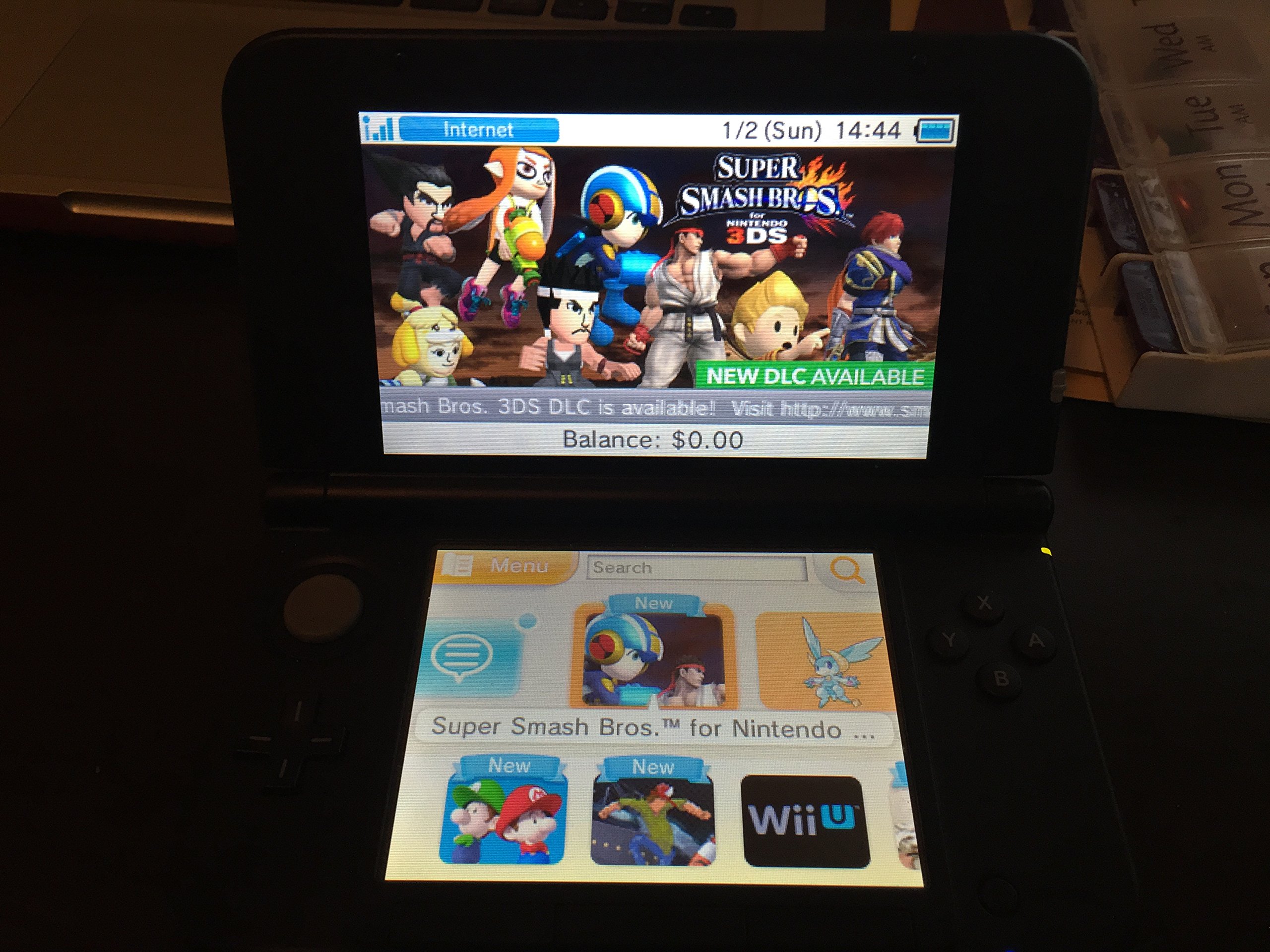 Nintendo 3DS XL - Blue/Black with Mario Kart 7 Pre-Installed