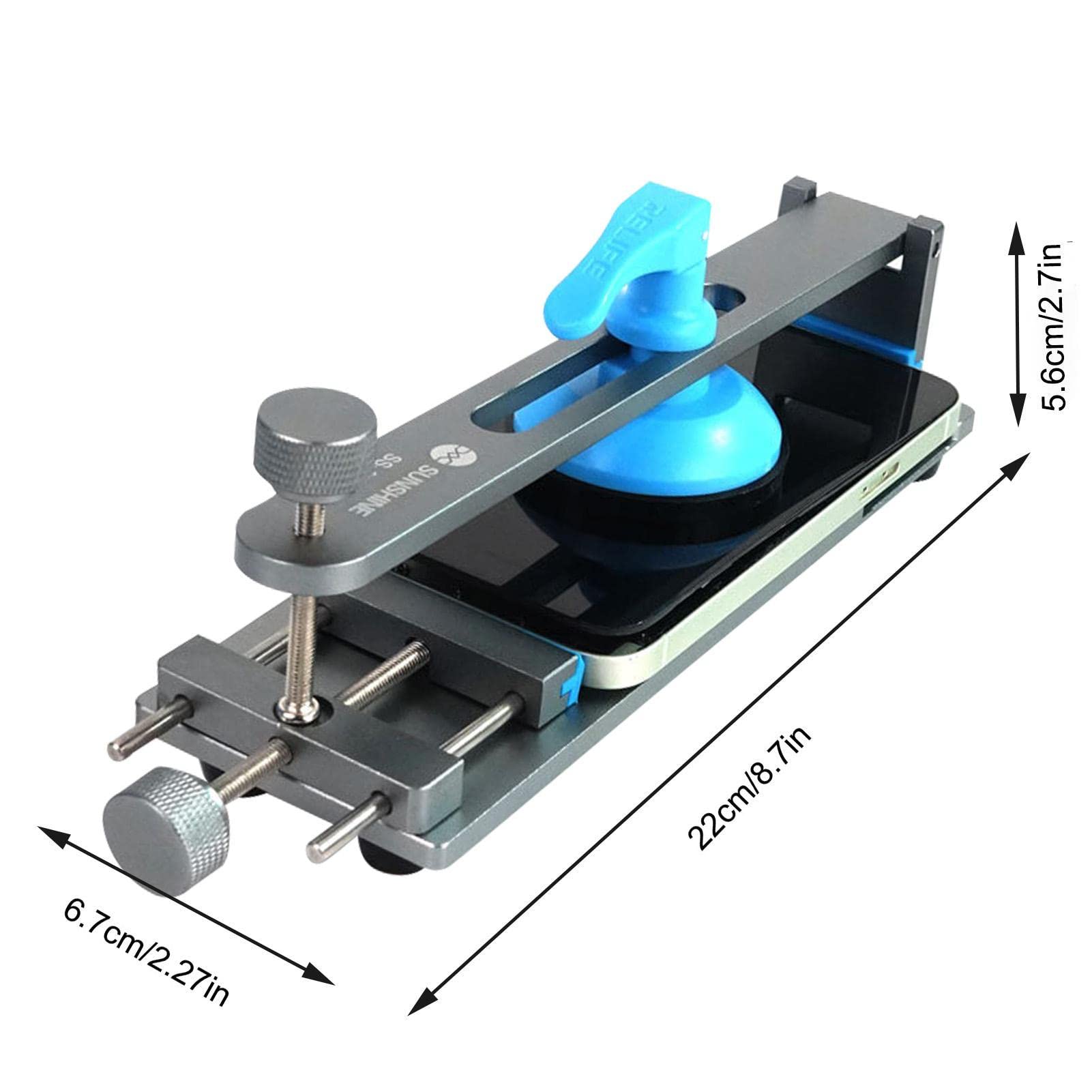 Cell Phone Screen Separator with Strong Suction Cups, no Heating Cell Phone Screen Removal Tools, Used to Separate The LCD Screen and Glass Back Cover of The Phone, for Smartphones