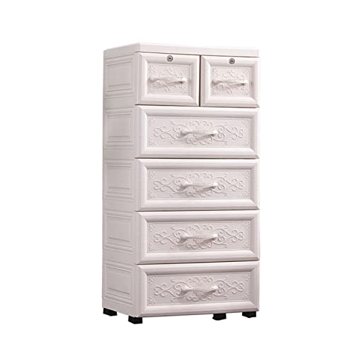 Gdrasuya10 5 Layers Storage Cabinets 6 Drawer Plastic Dresser Storage Closet Organizer,Storage and Organization Drawers Dresser Storage