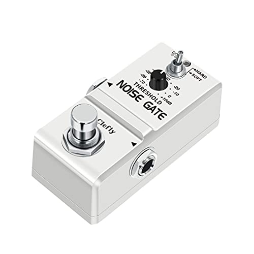 Clefly Mini Guitar Noise Gate Pedal Noise Killer Pedals Nano Noise Suppression Effects For Electric Guitar Hard Soft 2 Modes