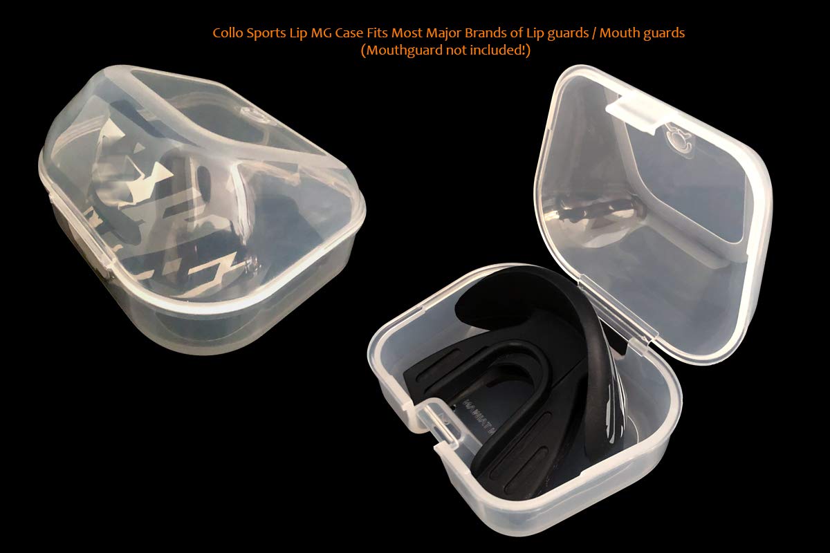 COOLLO SPORTS Mouth Guard Case Lip Guard Mouthpiece Case for Most Brand Mouthguard (Lip Guard Case/1pc)