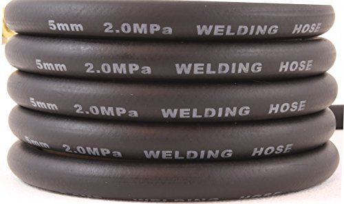 Flowmeter Hose with 5/8"-18 Male Connectors - 5 Feet Long