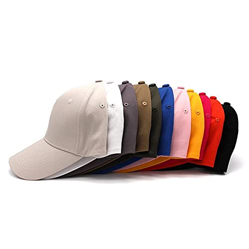 Custom Baseball Cap with Your Text,Personalized Adjustable Trucker Caps Casual Sun Peak Hat for Gifts (Bright Blue, one Size)