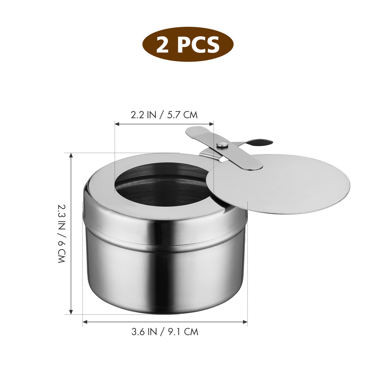 DOITOOL Buffet Food Warmer Chafing Fuel Holder Chafer Wick Fuel Holder Buffet Warmer Warming Trays for Chafing Fuel Chafers And Buffet Warmers Parties Supplies