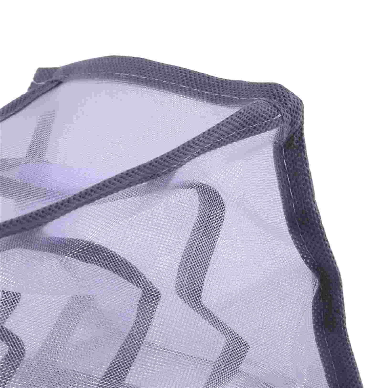 QBQBY 6/7/11 Grids Washable Wardrobe Clothes Organizer Jeans Compartment Storage Box Foldable Closet Drawer Organizer Clothes Drawer Mesh Separation Box Portable Clothes Wardrobe,Grey 2