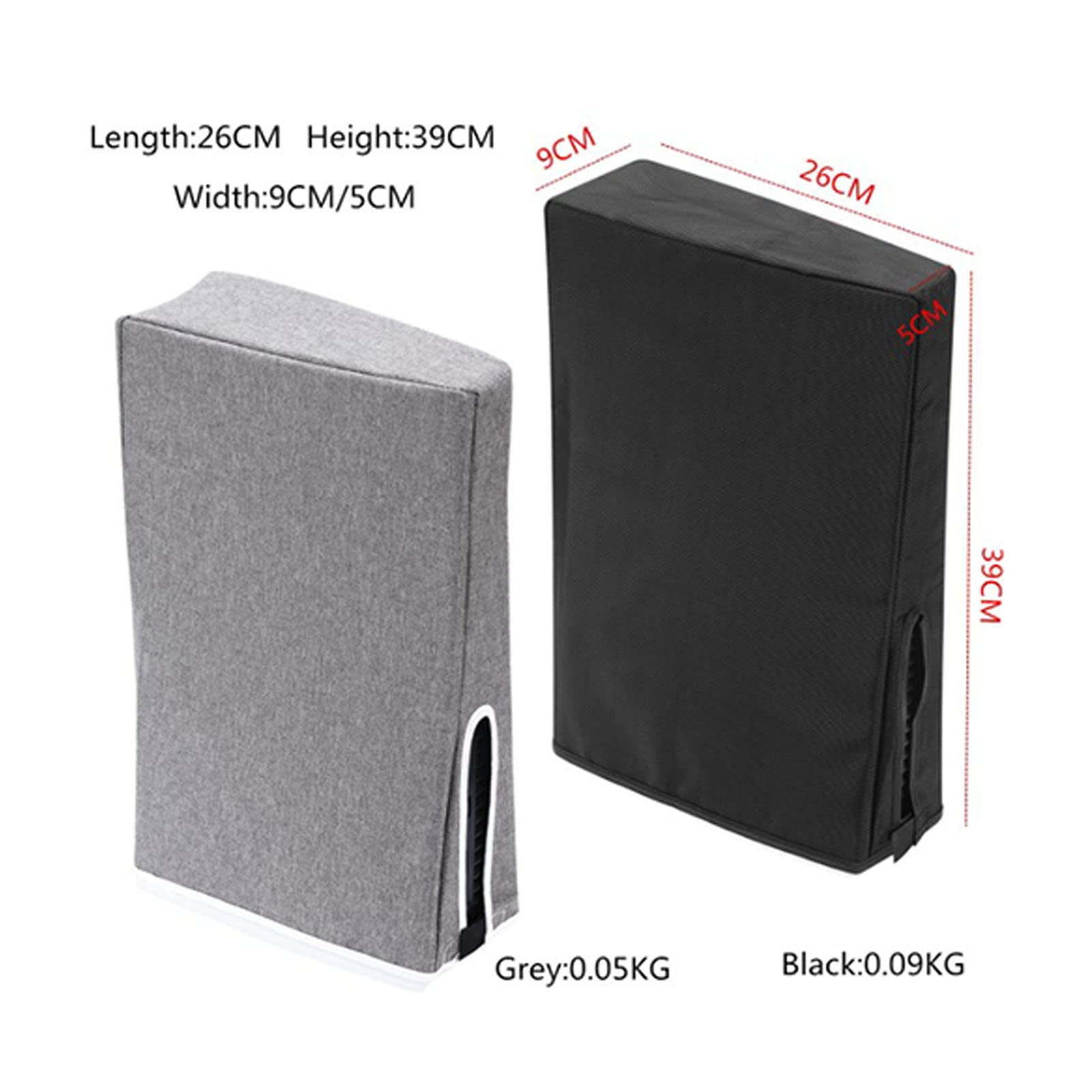Dustproof Cover for Game Consoles Easytouse Dustproof Cover for Game Consoles Vertical Slim Oxford Cloth (Grey)