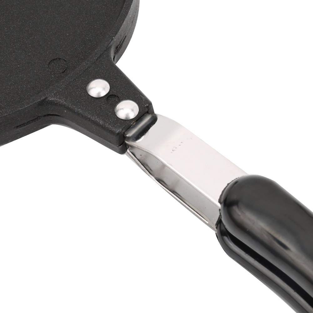 Double Side Waffle Maker Non Stick Waffle Irons Mold Pan Egg Roll Maker DIY Ice Cream Pancake Cone Maker Omelet Dessert Cooking Baking Tool for Home Kitchen Restaurant Snack Stand Cake Shop (6.7in)