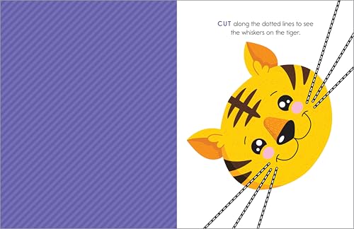 My First Scissor Skills Workbook: Cut-and-Paste Activities to Build Hand-Eye Coordination and Fine Motor Skills (My First Preschool Skills Workbooks)