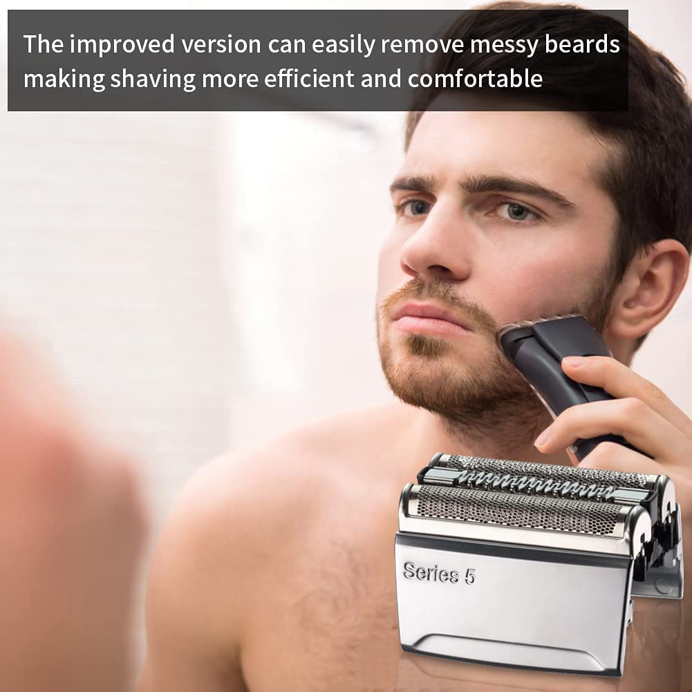 Electric Shaver Replacement Head for Braun Series 5 52S Electric Shaver Head Replacement Cassette Compatible with Series 5 Shavers 5020s, 5030, 5030s, 5040, 5040s, 5050, etc