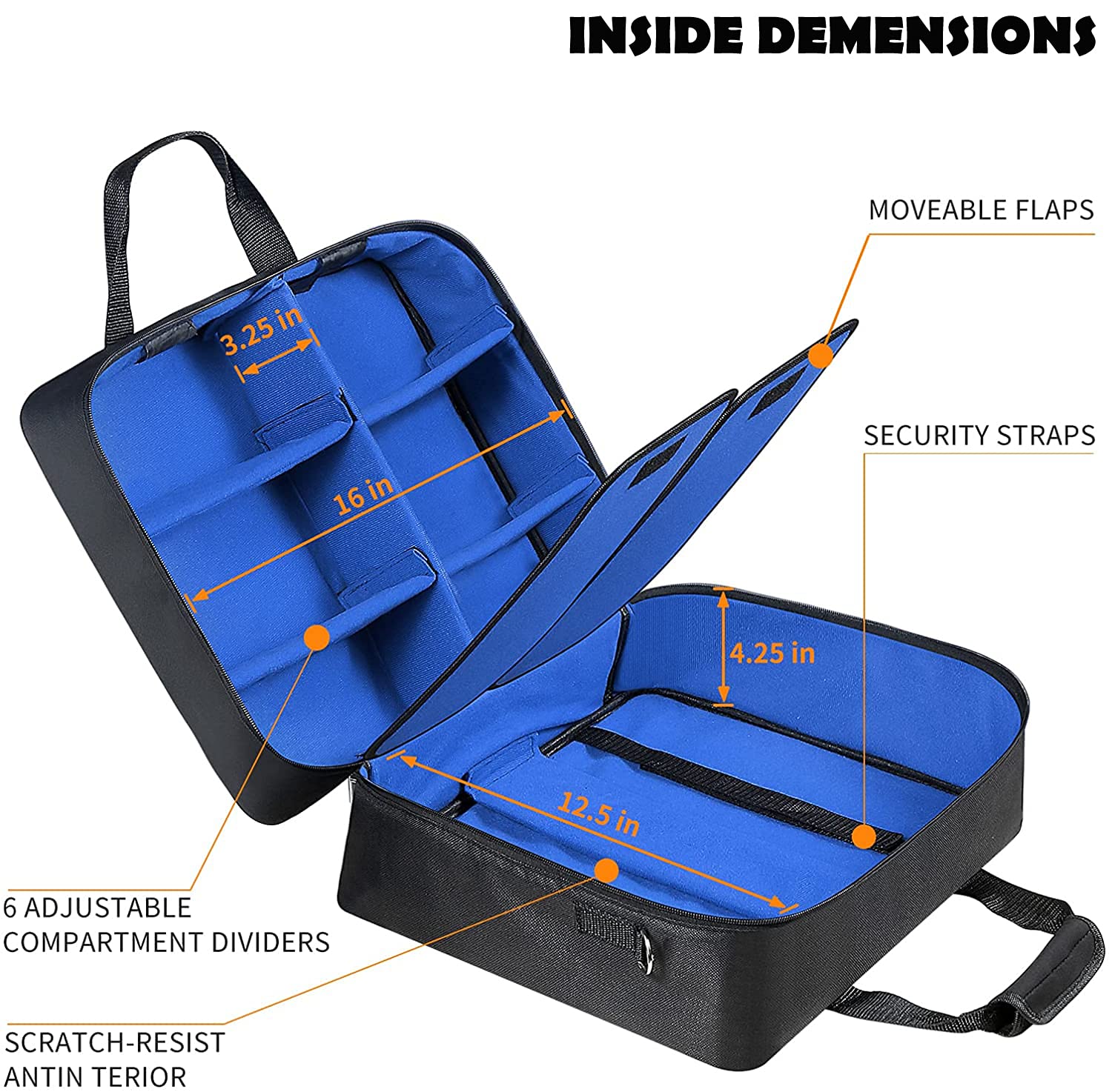 CONNYAM Case for PS5, Console Carrying Case Customized Storage Bag Compatible with Playstation 5 PS5 and PS5 Digital Edition Console, PS5 Controller, Gaming Headset, PS5 Games, and Other Accessories