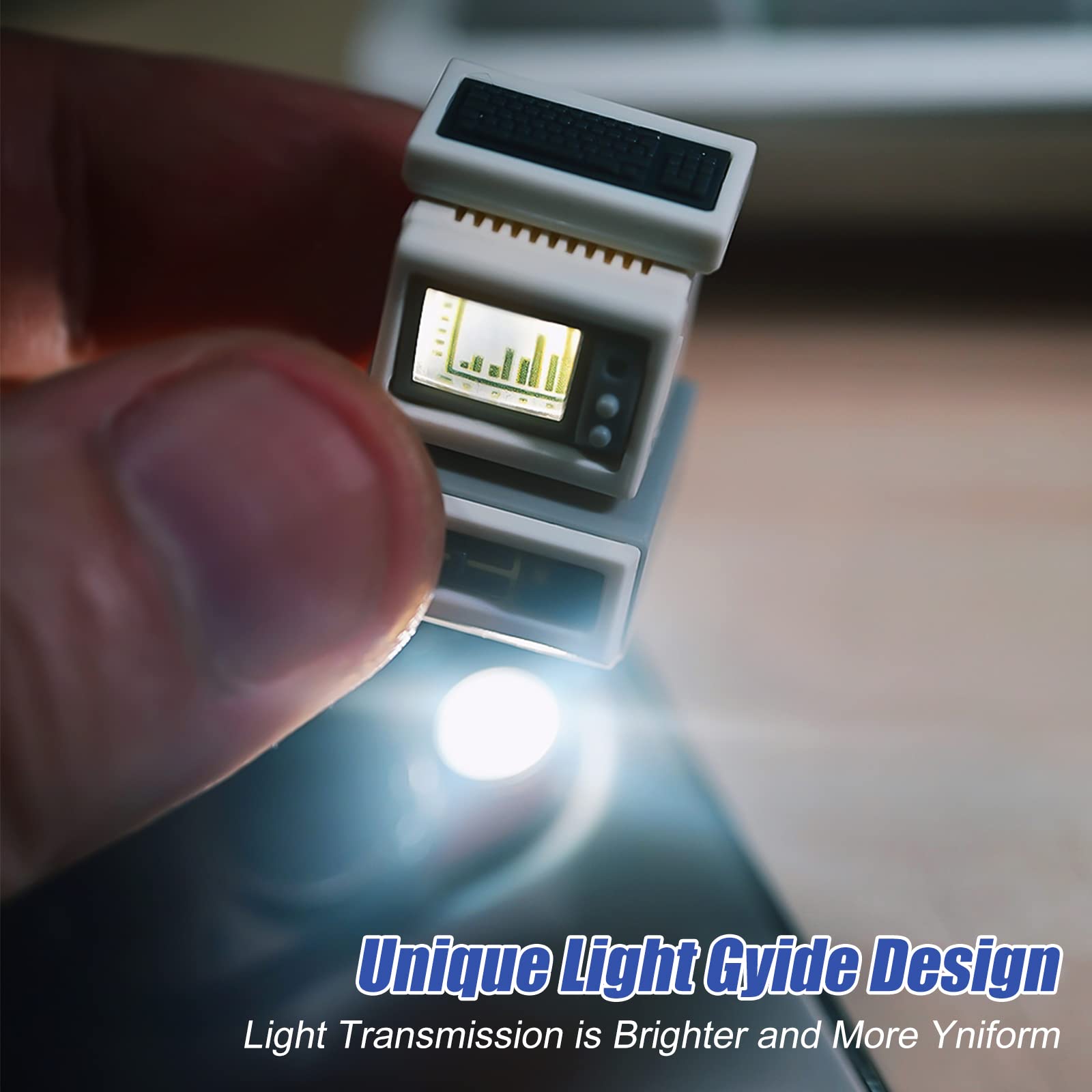 Custom Keycaps - Light Transmission Keycaps - Classic Retro Mechanical Backlit Keyboard Keycap. Suitable for Most MX Switches RGB PC Gamer Mechanical Keyboard (Red)