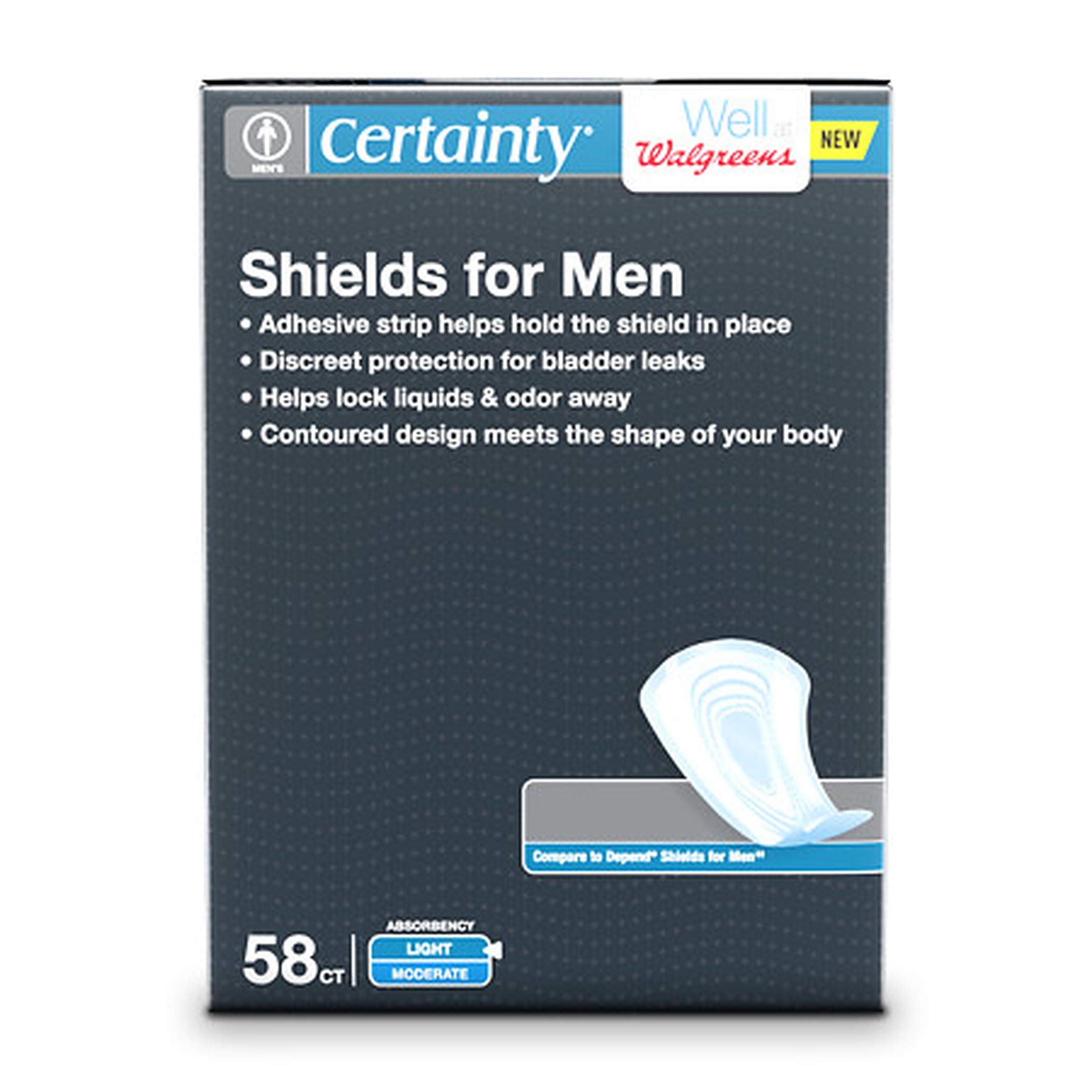 Walgreens Certainty Shields for Men (4)