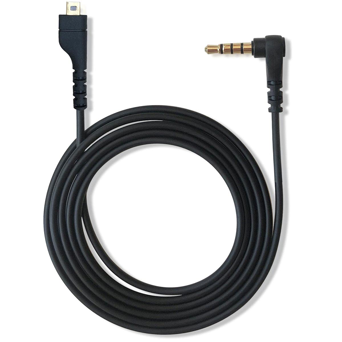 QJYTH Replacement Audio Cable Compatible with Steelseries Arctis 3 Headset, Aux Cable for Steel Series Arctis3, Arctis 5, Arctis Pro Headset, 1.5 m Black Cord