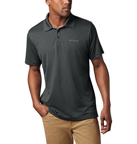 Columbia Men's Utilizer Polo, shark heather, Small
